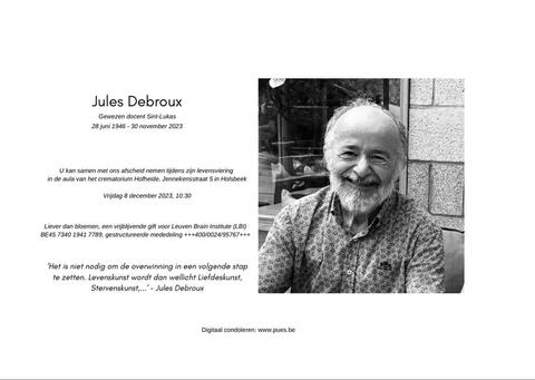 Jules Debroux | ademtocht.be